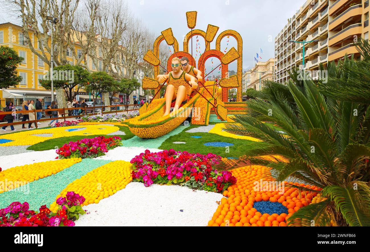 Menton lemon festival 2024 hi-res stock photography and images - Alamy