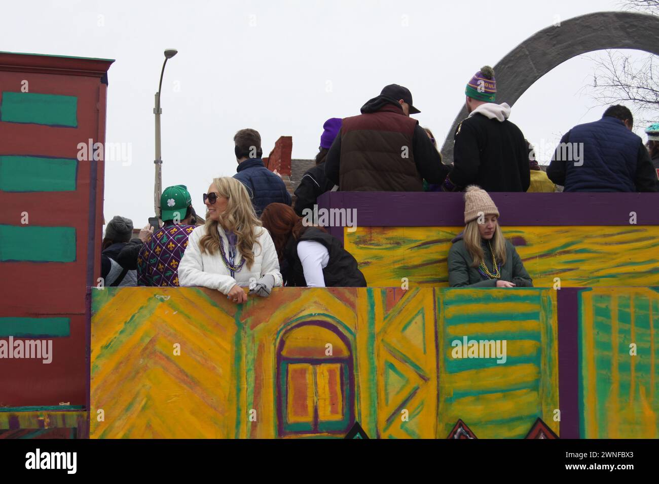 Bud Light Parade 2024 during the St. Louis, Missouri Mardi Gras ...