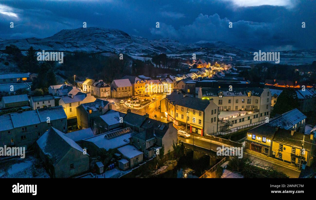ARDARA, COUNTY DONEGAL , IRELAND - JANUARY 17 2024 : Ardara is a ...