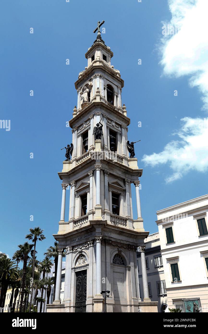 tower of the Pontifical Shrine of the Blessed Virgin of the Rosary of ...