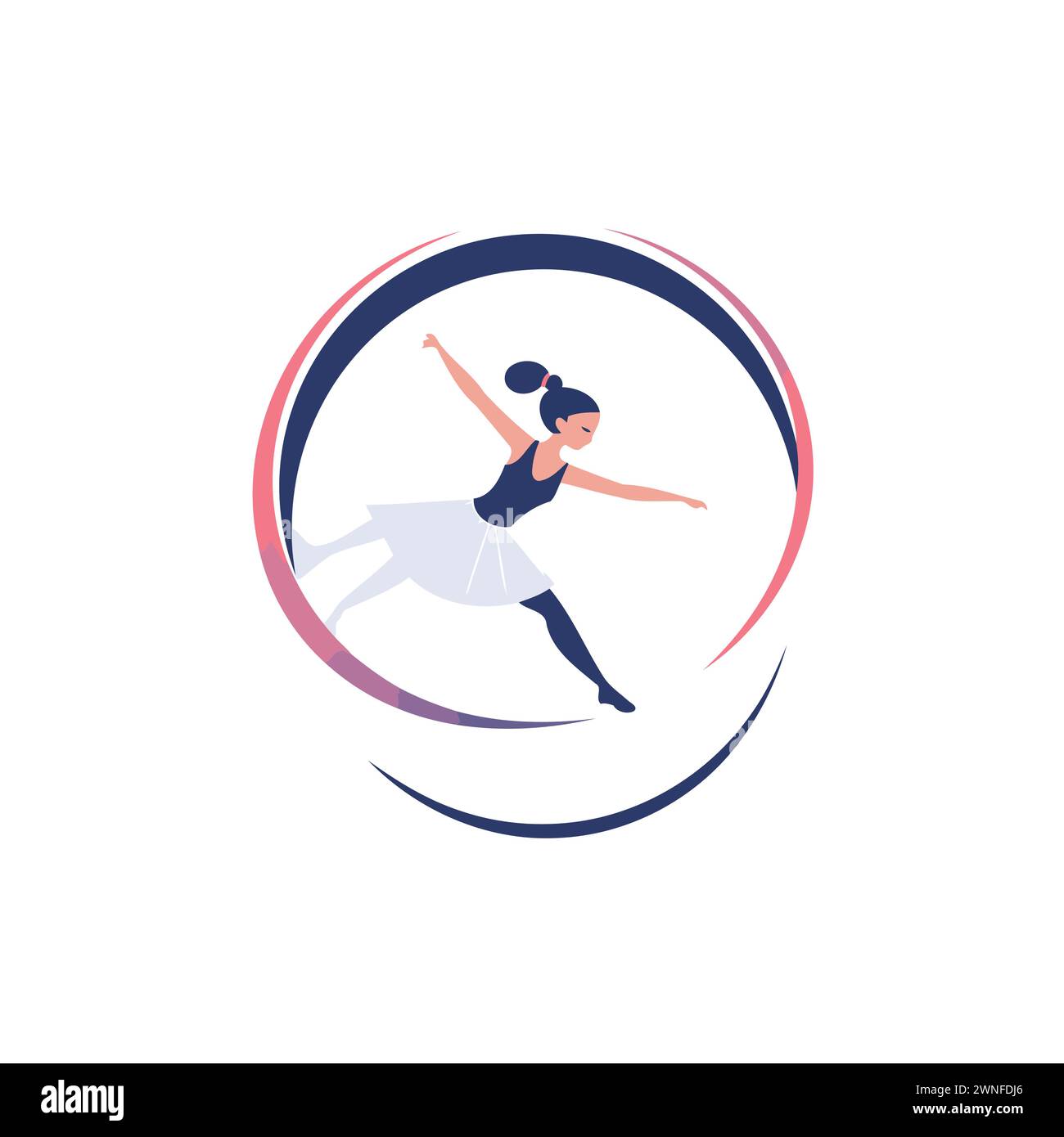 Ballerina logo Cut Out Stock Images & Pictures - Alamy
