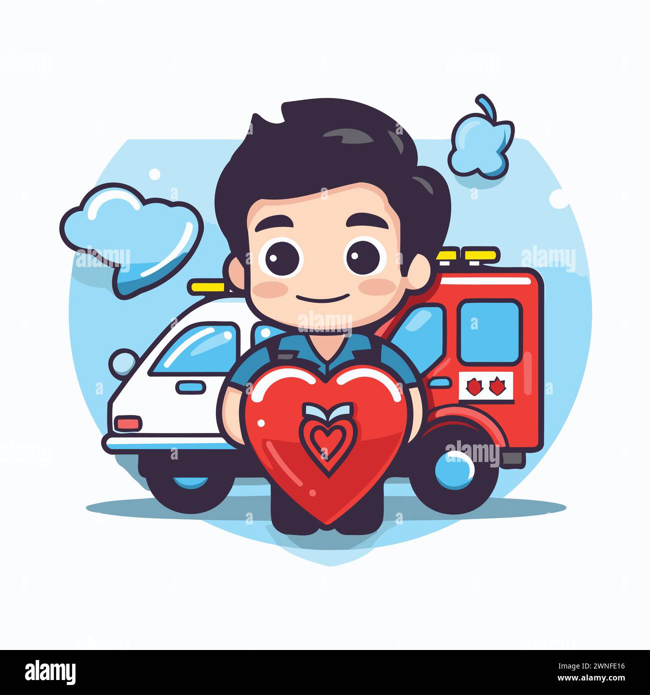 Boy in the ambulance hi-res stock photography and images - Alamy