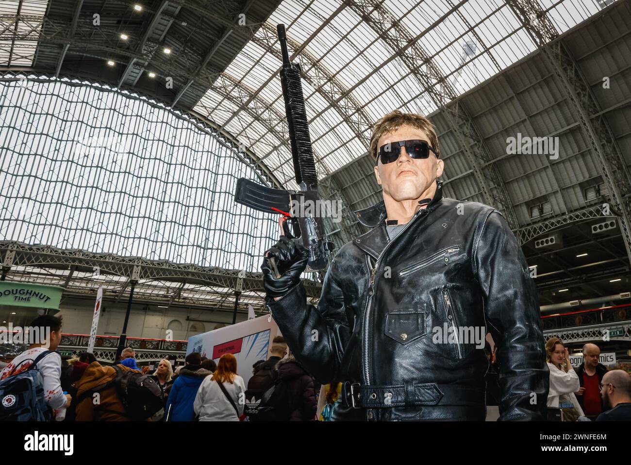 London, UK. 02nd Mar, 2024. The Terminator is back. - at Olympia ...