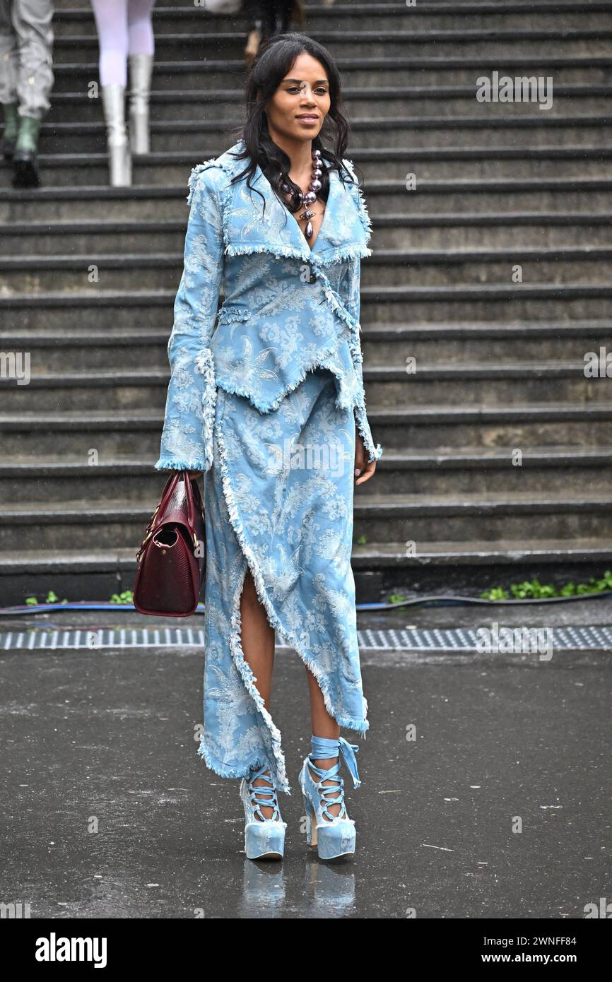 Khaoula Madi attending the Vivienne Westwood show during PFW in Paris ...