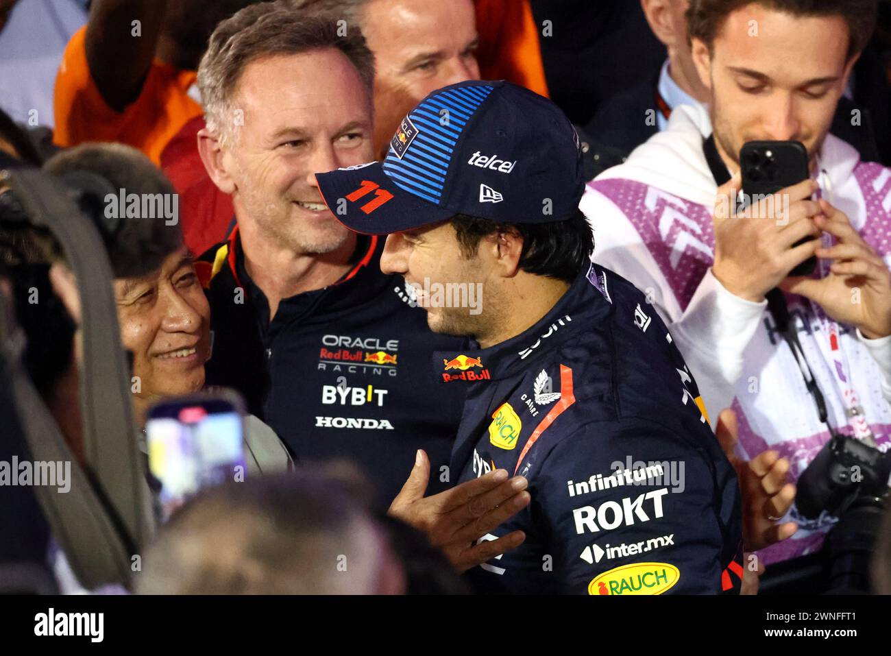Sakhir, Bahrain. 02nd Mar, 2024. Sergio Perez (MEX) Red Bull Racing ...