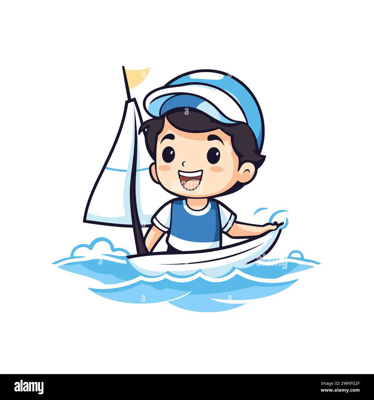 Sailing yachts Stock Vector Images - Alamy