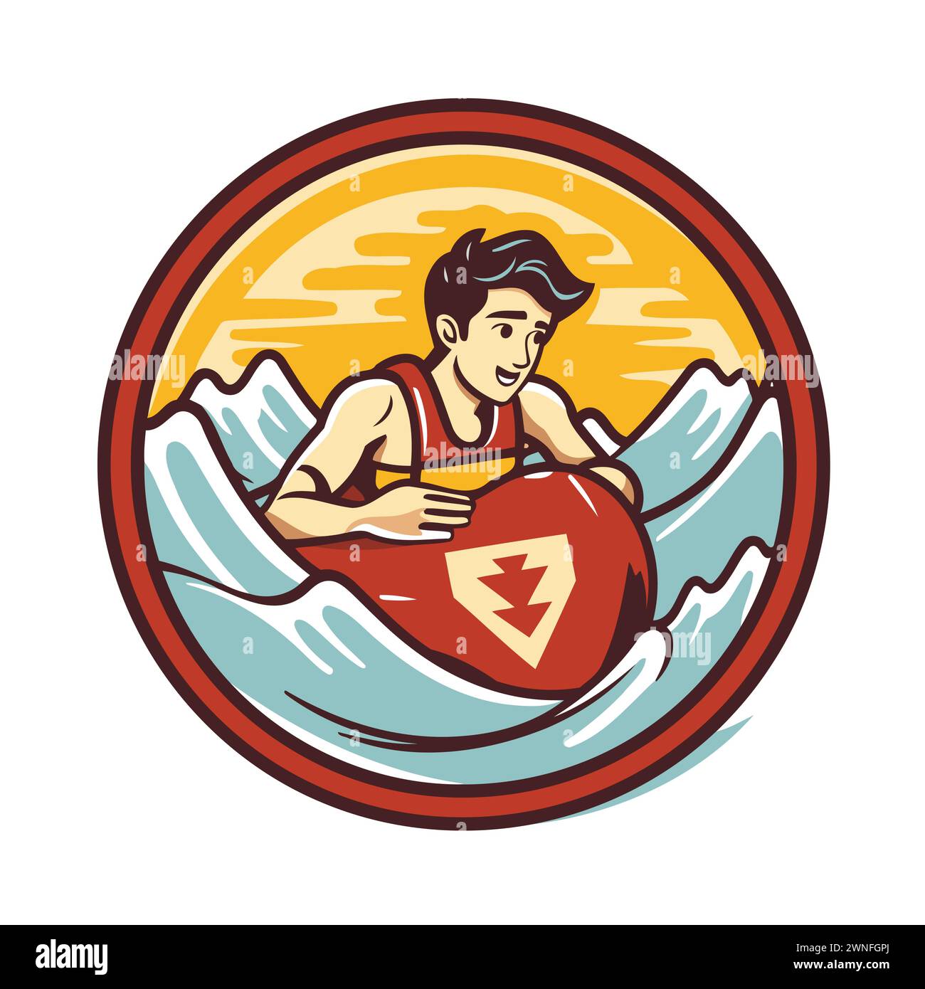 Viewed from the water Stock Vector Images - Alamy