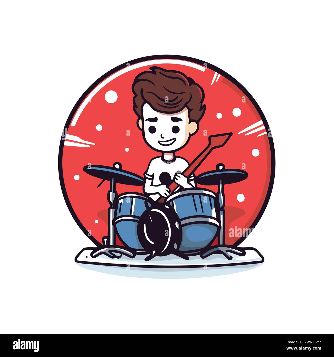 Drummer boy Stock Vector Images - Alamy
