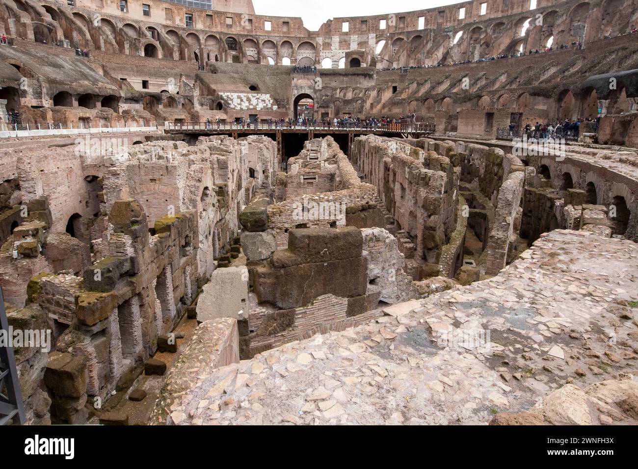 Inside the roman colosseum hi-res stock photography and images - Alamy