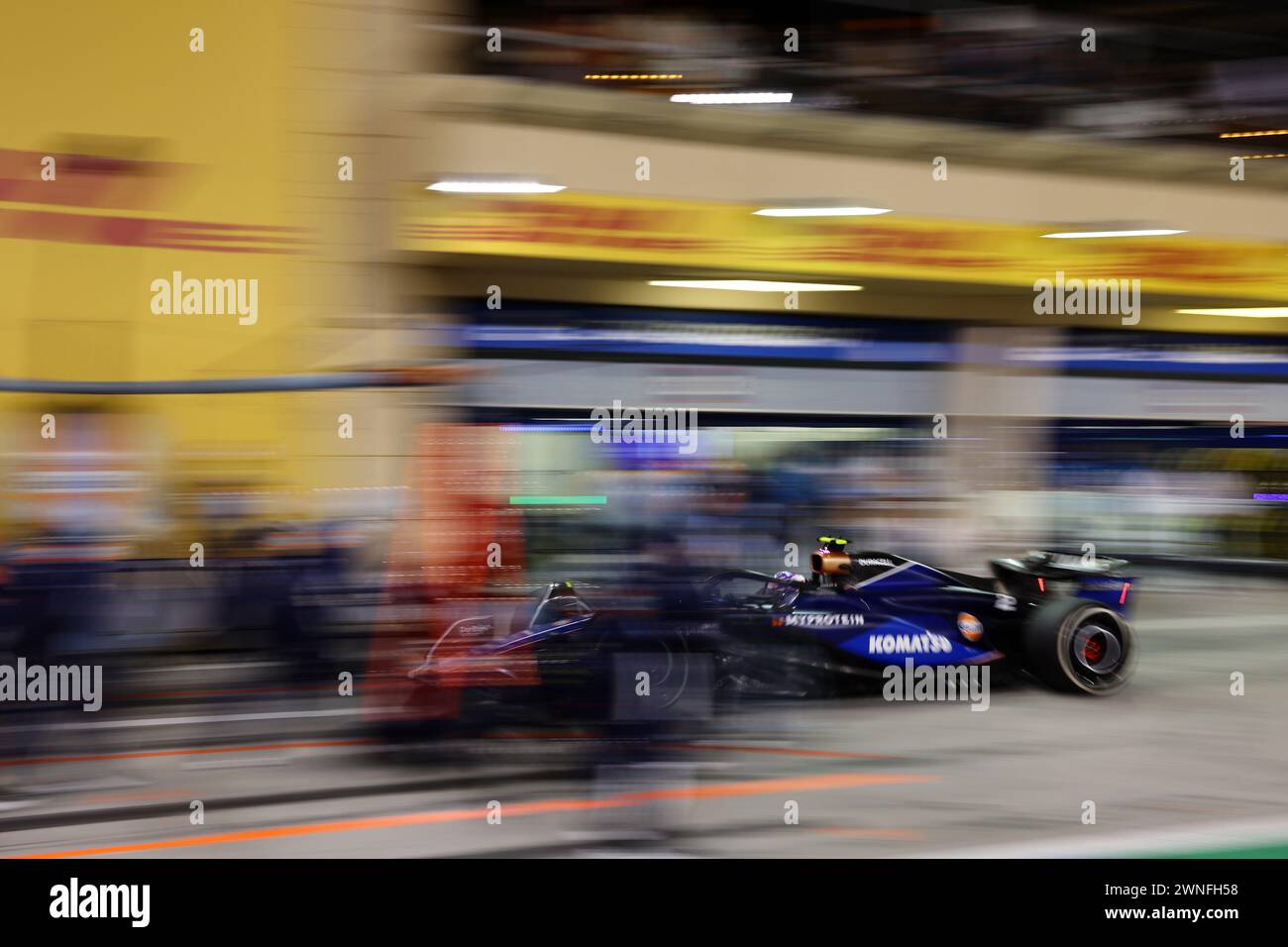 Sakhir, Bahrain. 02nd Mar, 2024. Logan Sargeant (USA) Williams Racing ...