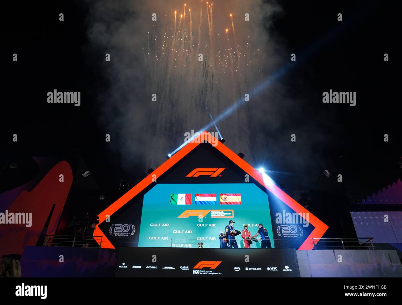 Sergio perez f1 2024 podium hi-res stock photography and images - Alamy