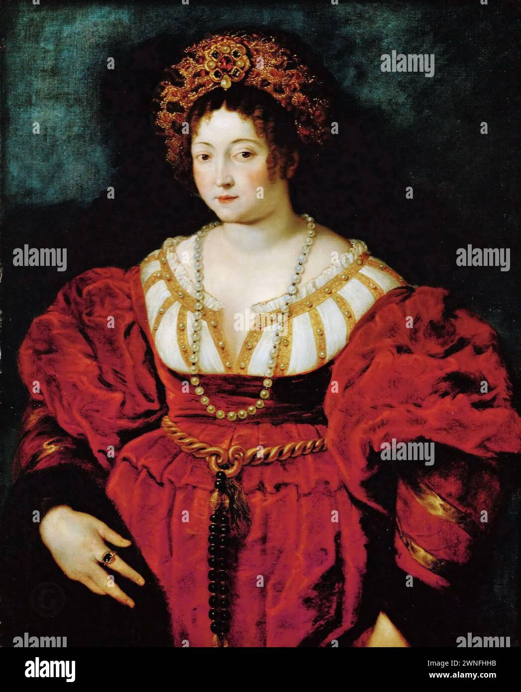 Peter Paul Rubens -- Isabella d’Este Stock Photo - Alamy