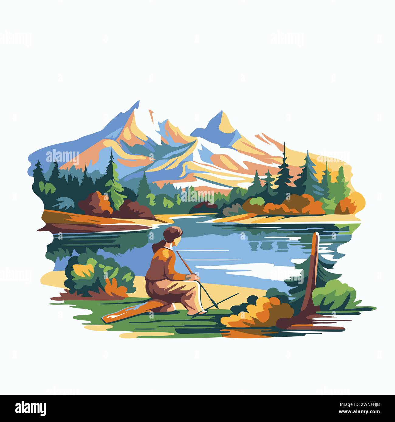 A canoe tree Stock Vector Images - Alamy