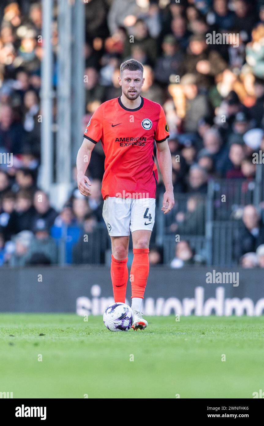 Adam Webster of Brighton and Hove Albion in action during the Premier ...