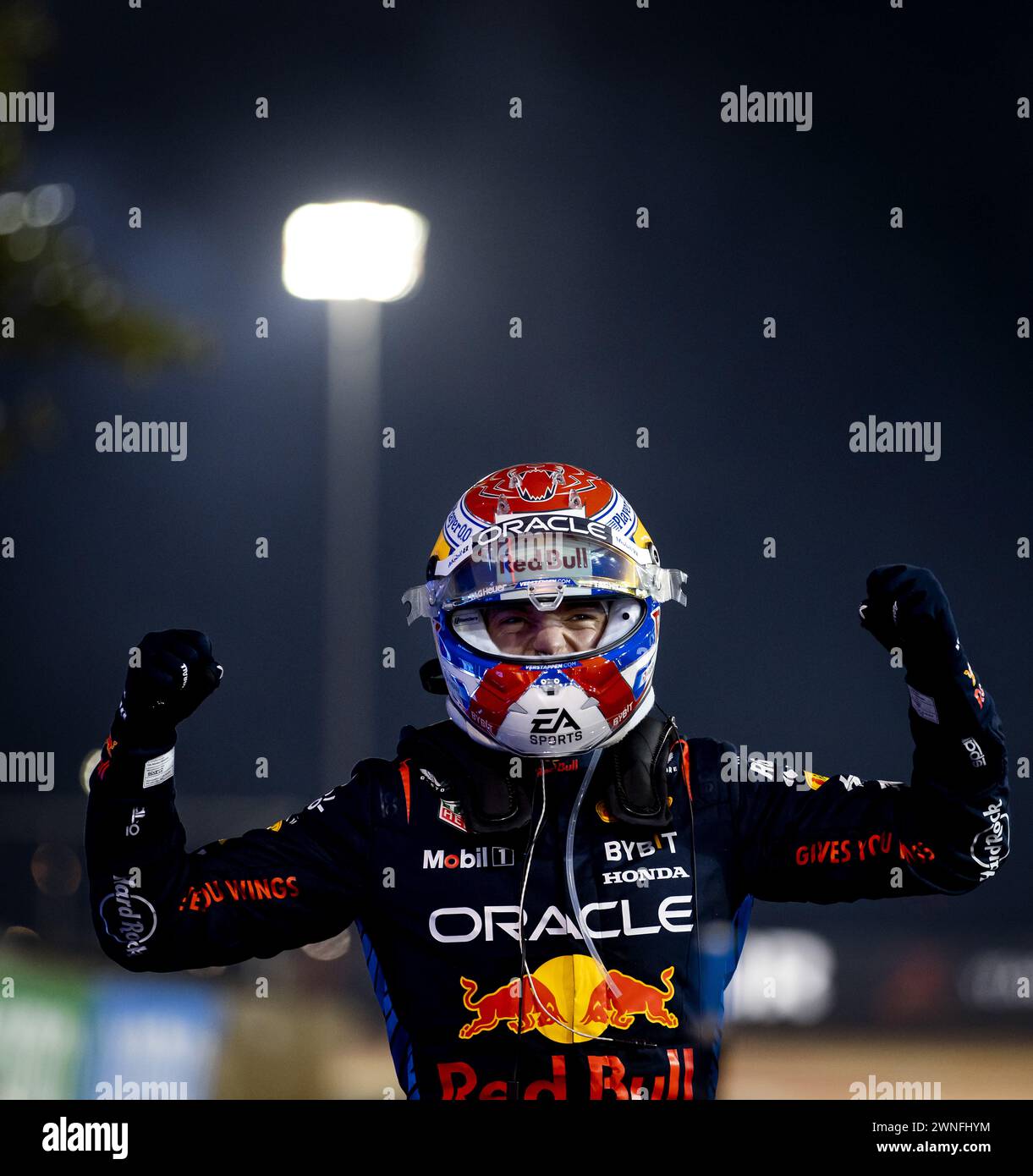 BAHRAIN - Max Verstappen (Red Bull Racing) wins the Bahrain Grand Prix ...