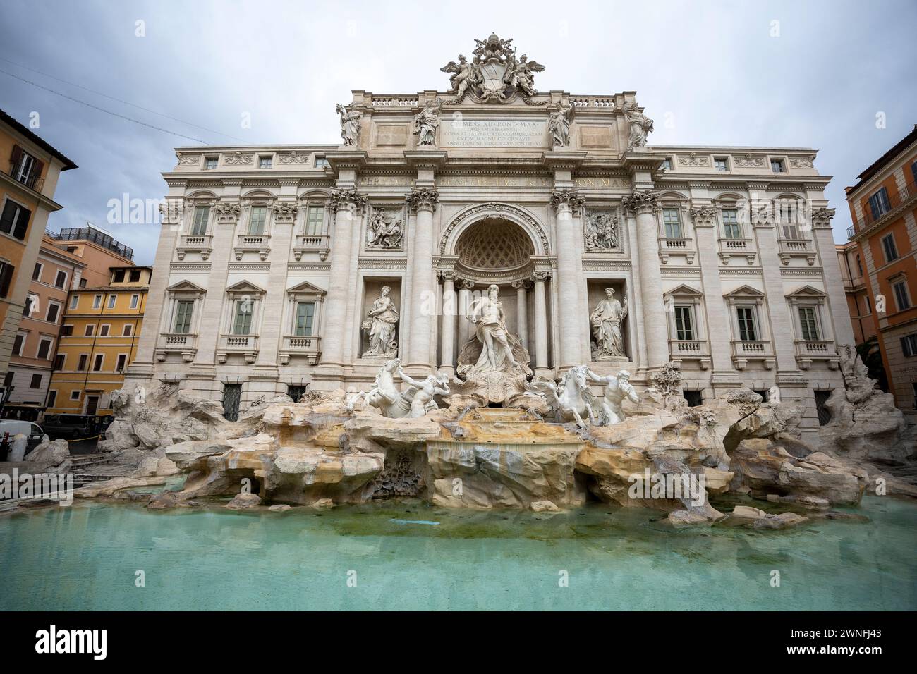 Fontana di Trevi, Trevi Fountain in Rome. The Trevi Fountain is the ...