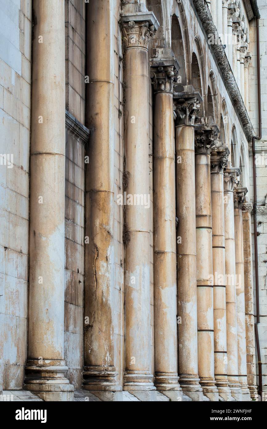columns of Chiesa di San Michele in Foro St Michael Roman Catholic ...