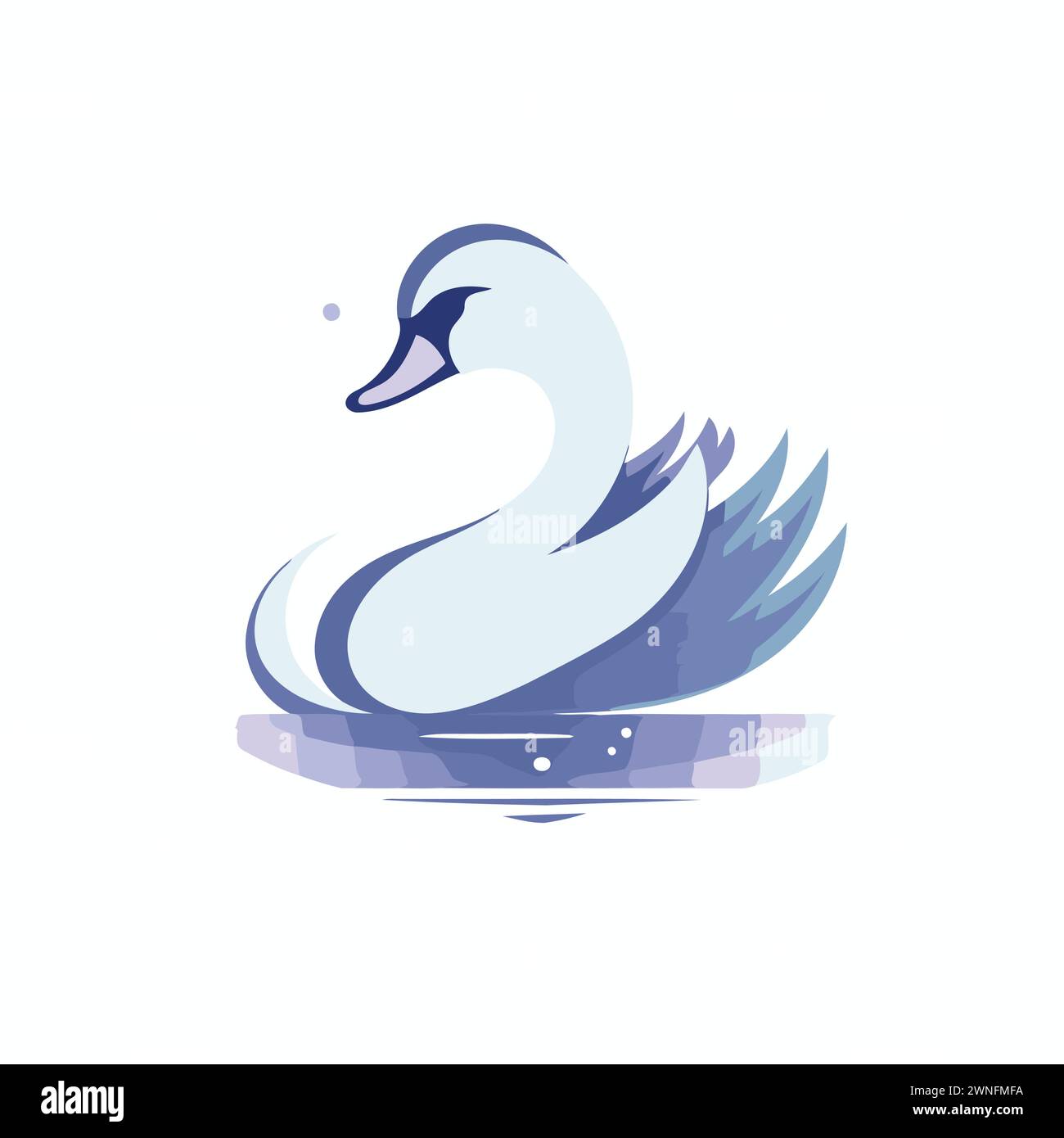 Swan symbol Cut Out Stock Images & Pictures - Alamy