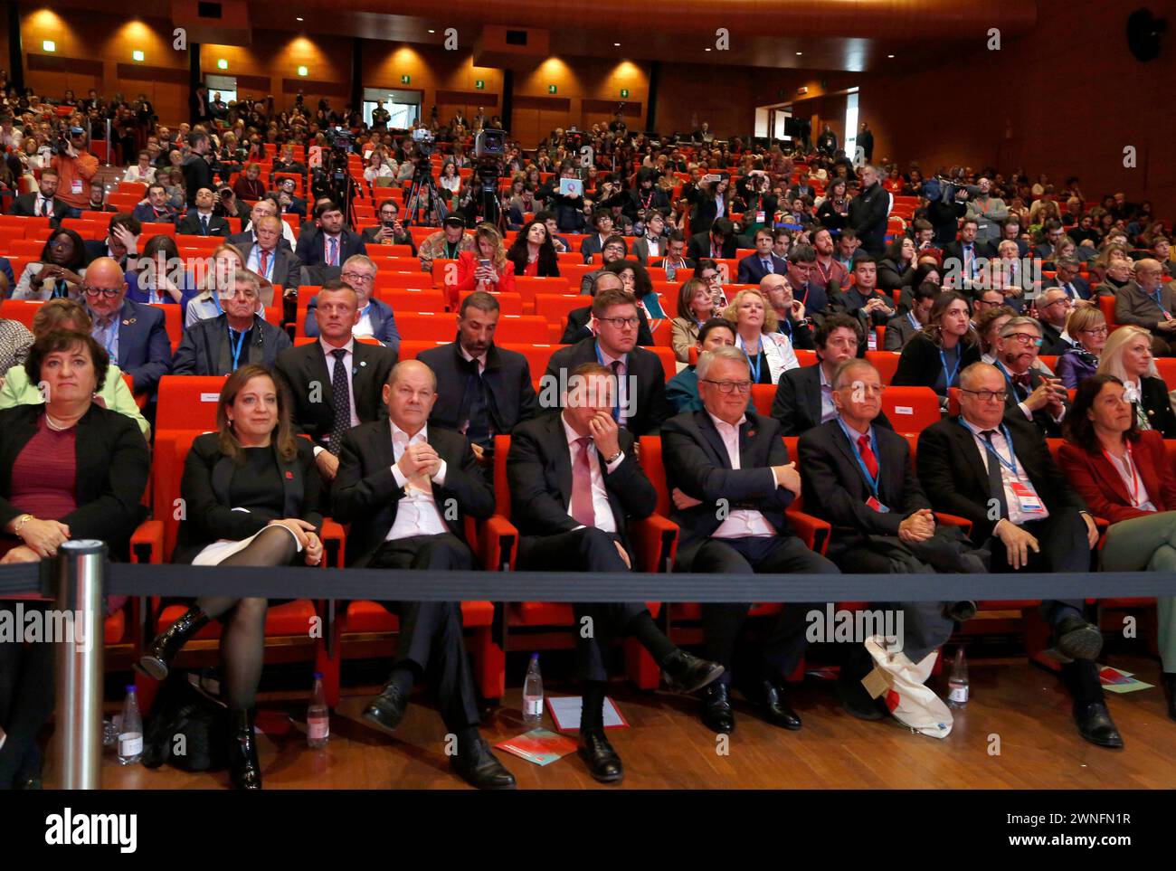 Rome, Italy. 02nd Mar, 2024. Rome, Congress of the European Socialist ...