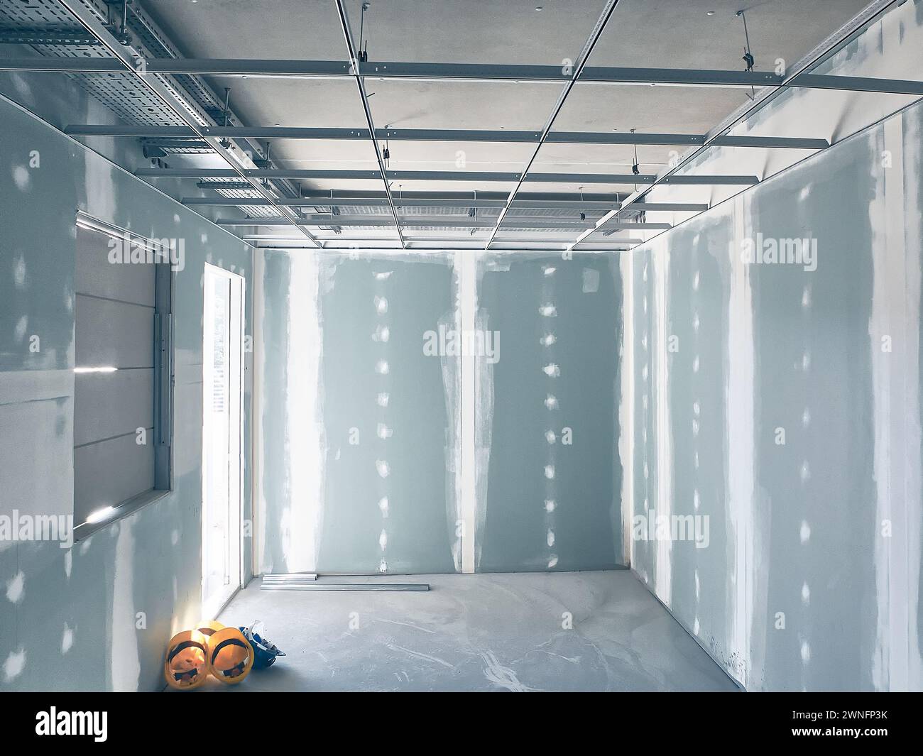 Framework of false ceilings Stock Photo - Alamy