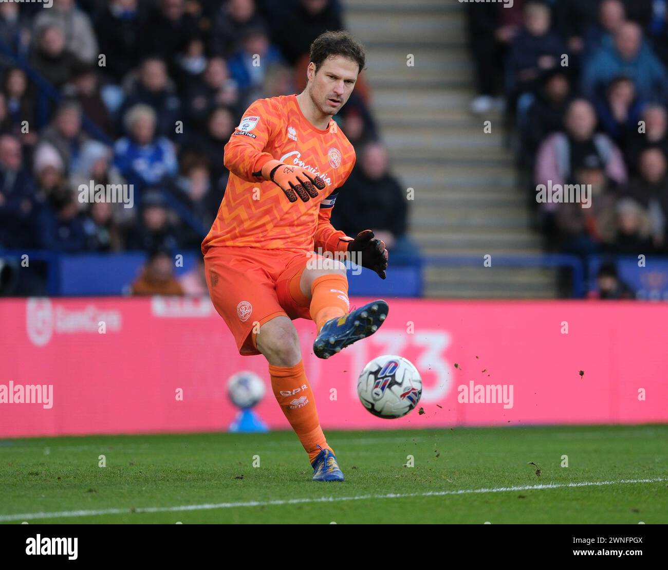 2nd March 2024; King Power Stadium, Leicester, England; EFL ...