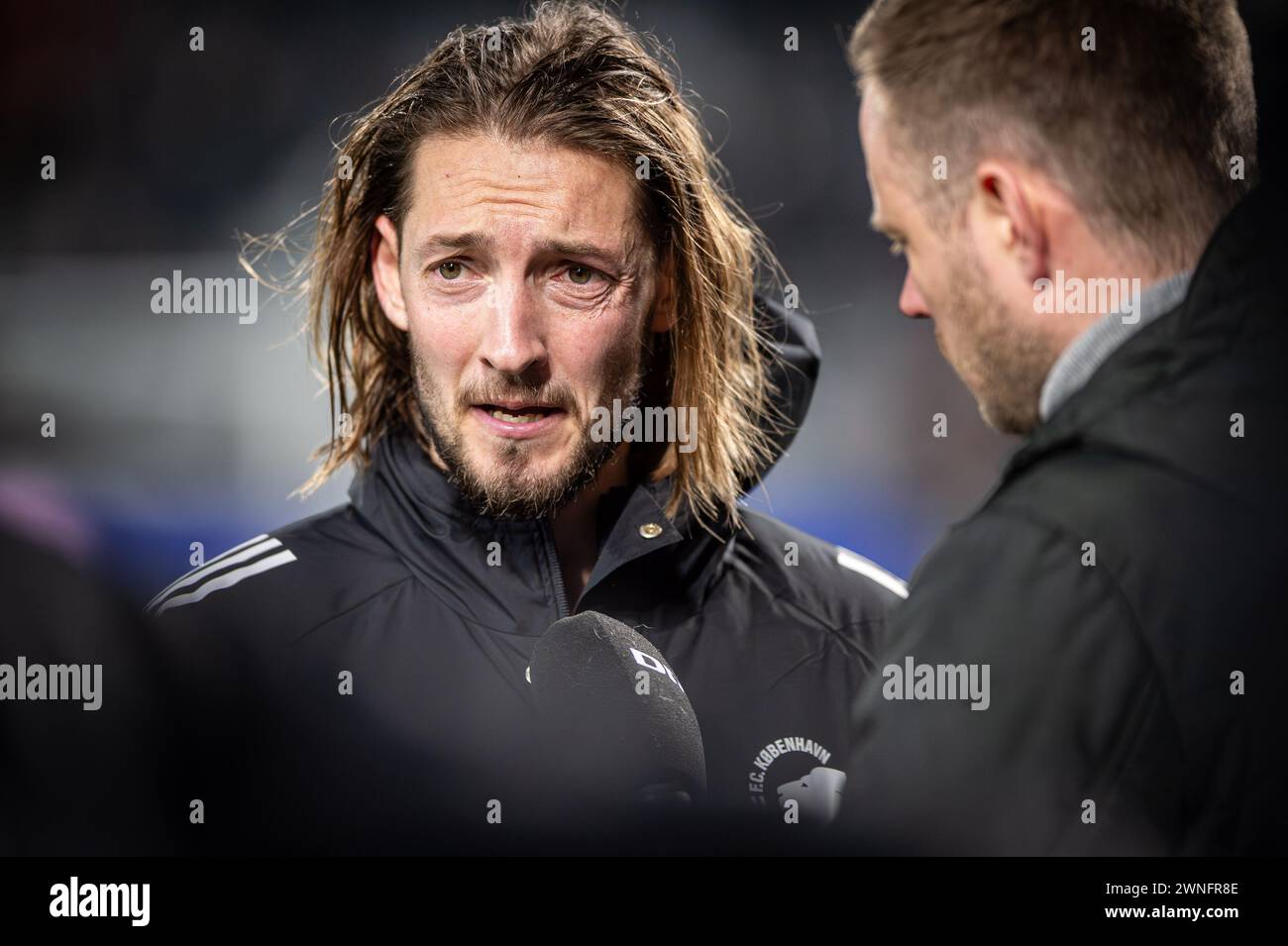 Herning, Denmark. 01st, March 2024. Rasmus Falk of FC Copenhagen seen ...