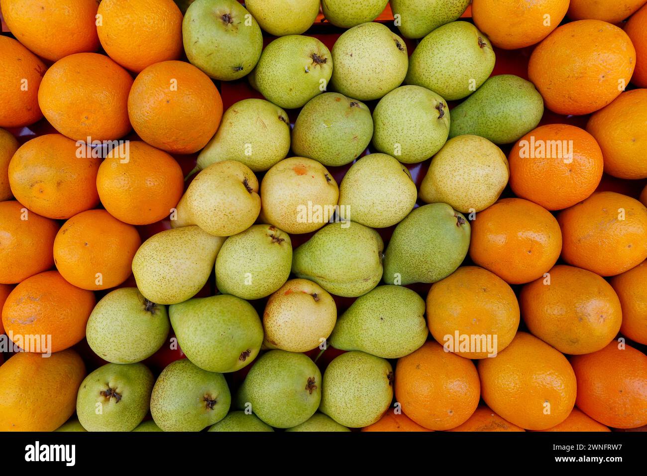Detail of fruit stall at the open air market in Marrakesh, Morocco ...