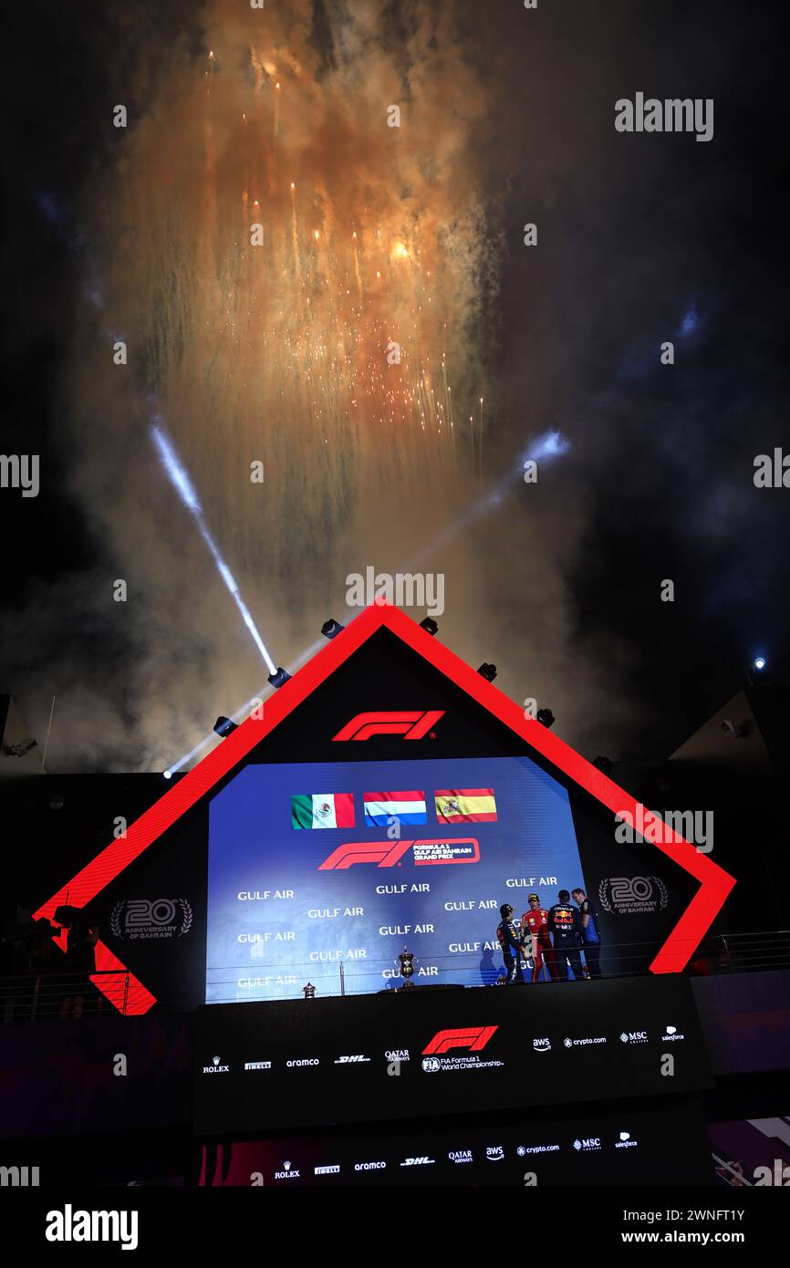 Max verstappen podium 2024 bahrain hi-res stock photography and images ...