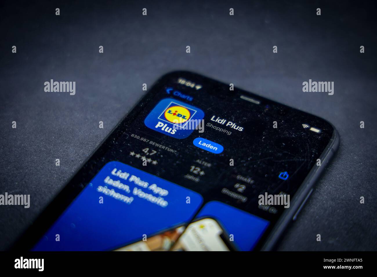 Apple App Store auf einem iPhone. Apps-Charts - gratis - Lidl Plus ...