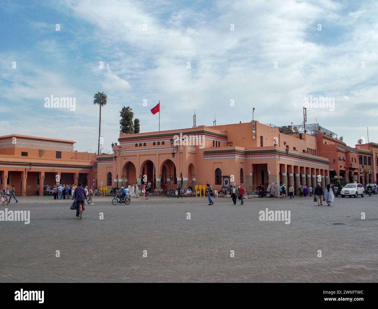 Marrakesh, Morocco - oct 21, 2012 - Jemaa el-Fnaa is a square and ...