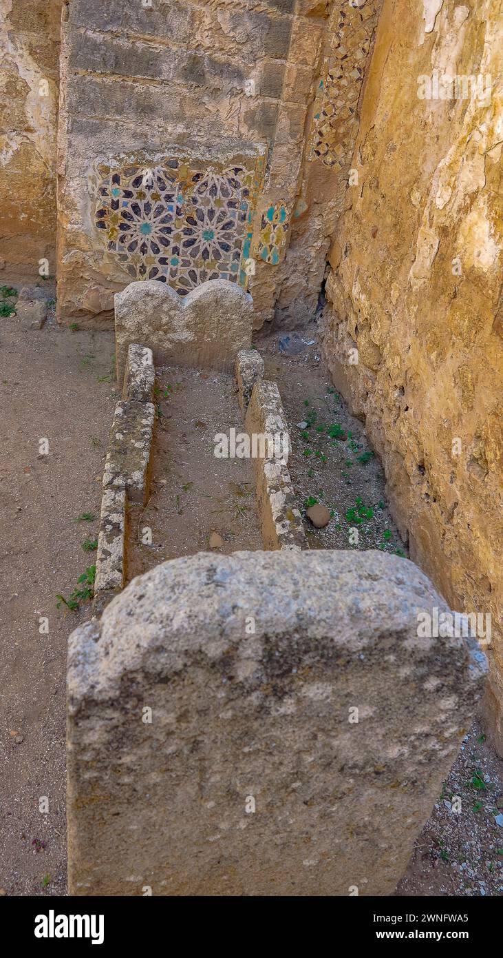 Detail of archaeological site of the Roman city known as Sala Colonia ...