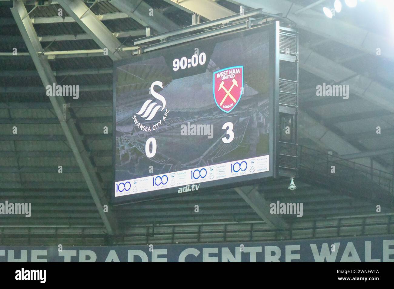 Football stadium screen uk hi-res stock photography and images - Alamy