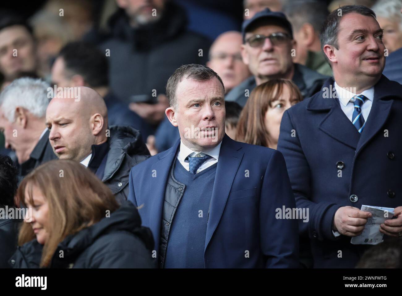 Managing director of Leeds United Angus Kinnear in attendance during ...