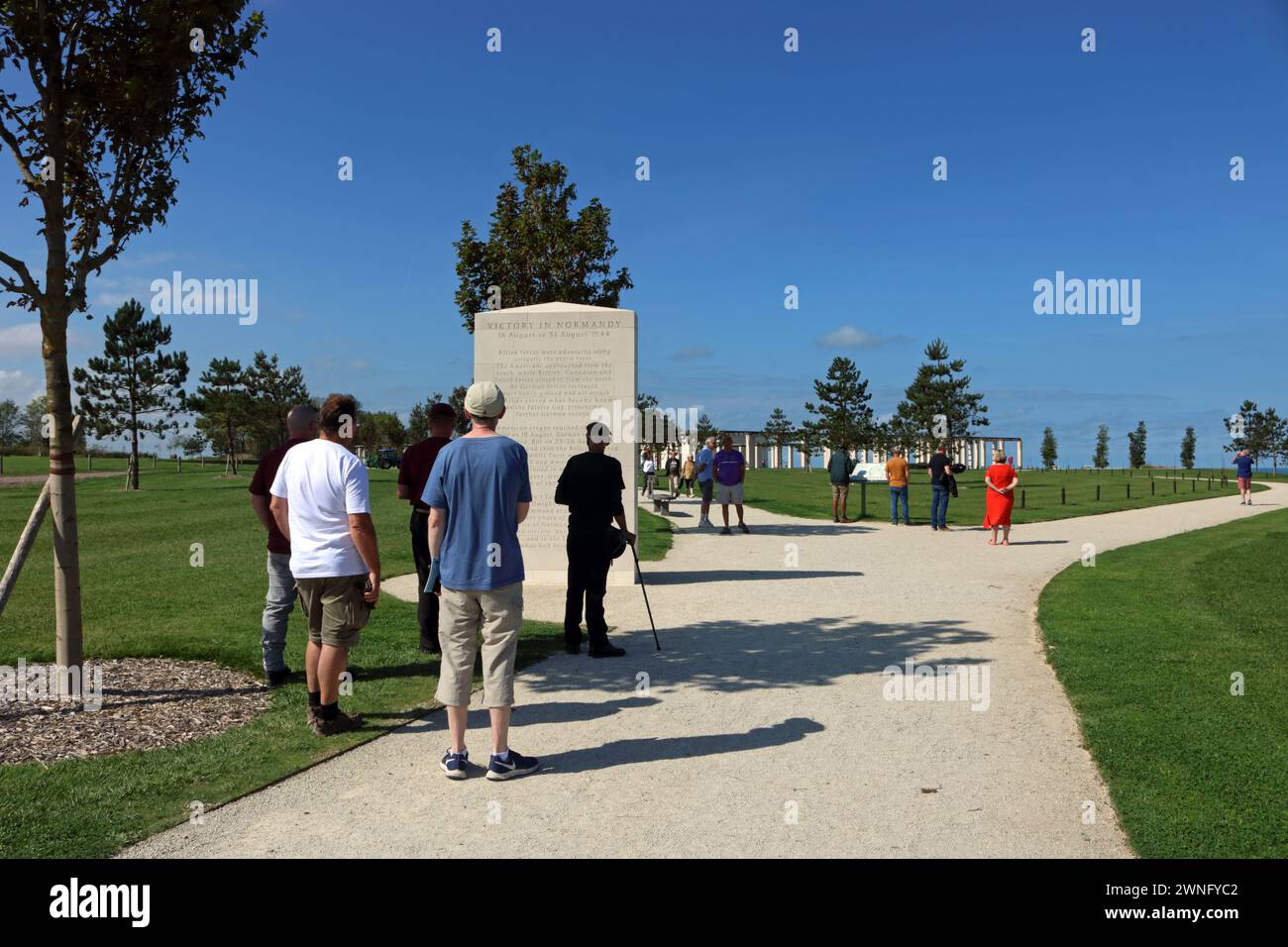 The British Normandy Memorial, Ver-sur-Mer, France remembers those lost ...