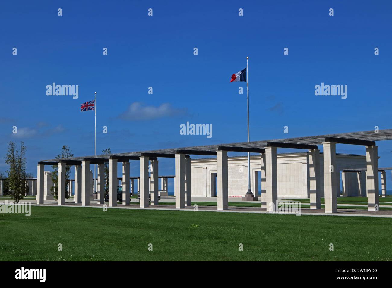 The British Normandy Memorial, Ver-sur-Mer, France remembers those lost ...