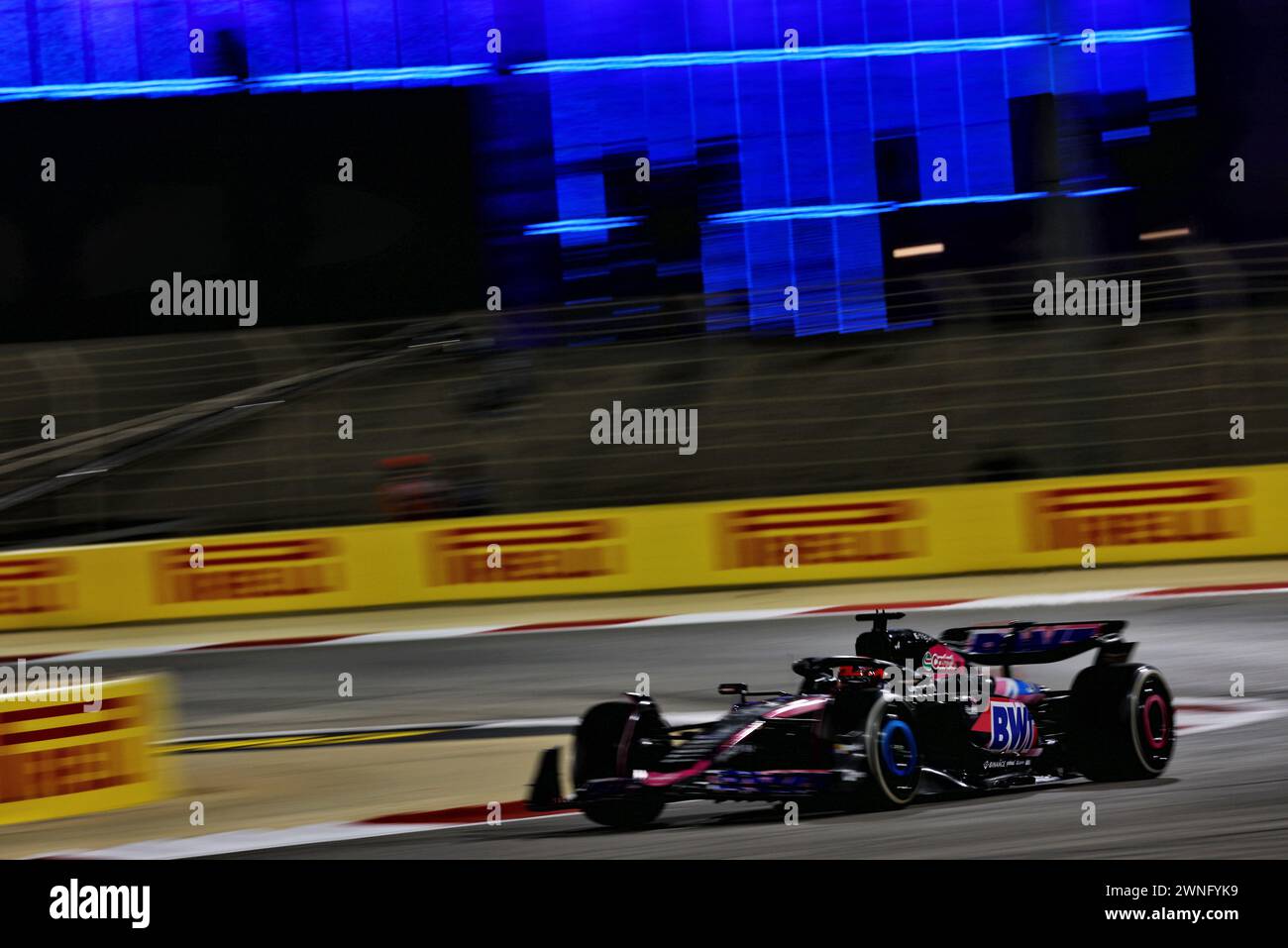 Sakhir, Bahrain. 02nd Mar, 2024. Esteban Ocon (FRA) Alpine F1 Team A524 ...