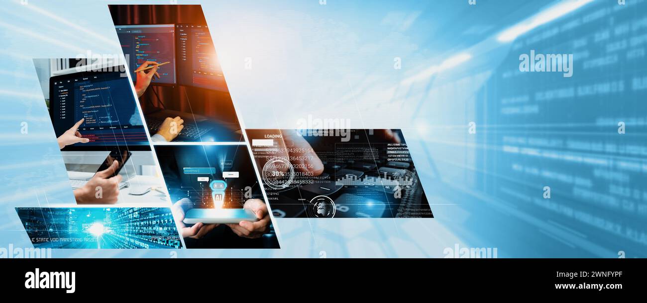 Computer Programming Coding And Ai Artificial Intelligence Software Development Engaged By