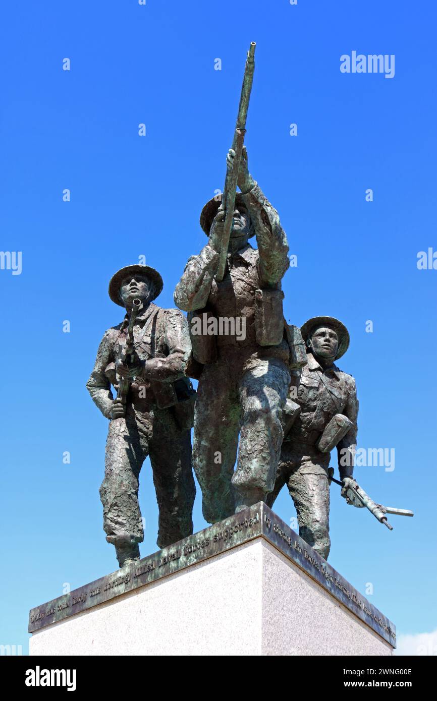 The British Normandy Memorial, Ver-sur-Mer, France remembers those lost ...