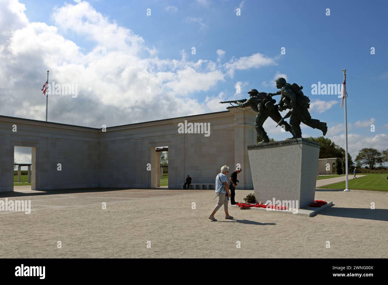 The British Normandy Memorial, Ver-sur-Mer, France remembers those lost ...