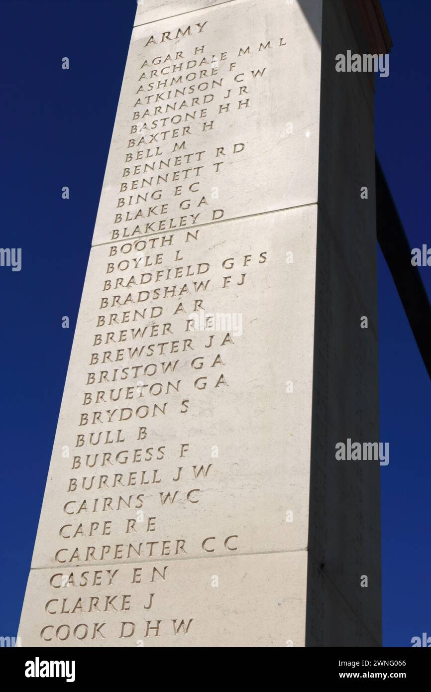 The British Normandy Memorial, Ver-sur-Mer, France remembers those lost ...