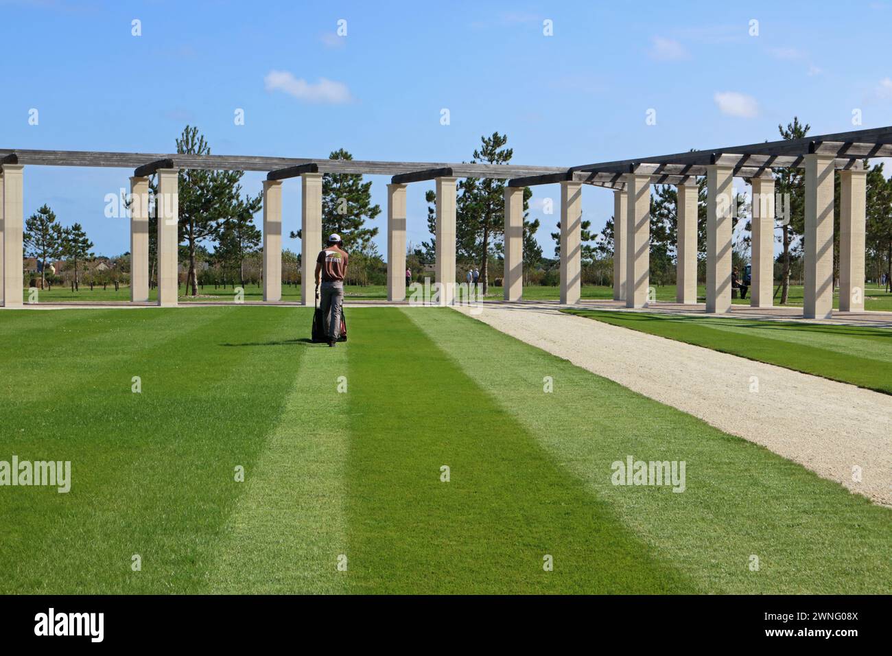 The British Normandy Memorial, Ver-sur-Mer, France remembers those lost ...