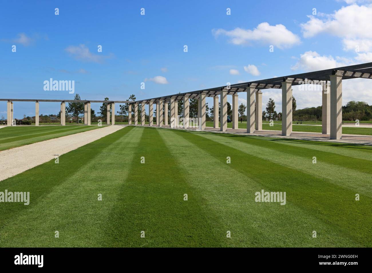 The British Normandy Memorial, Ver-sur-Mer, France remembers those lost ...