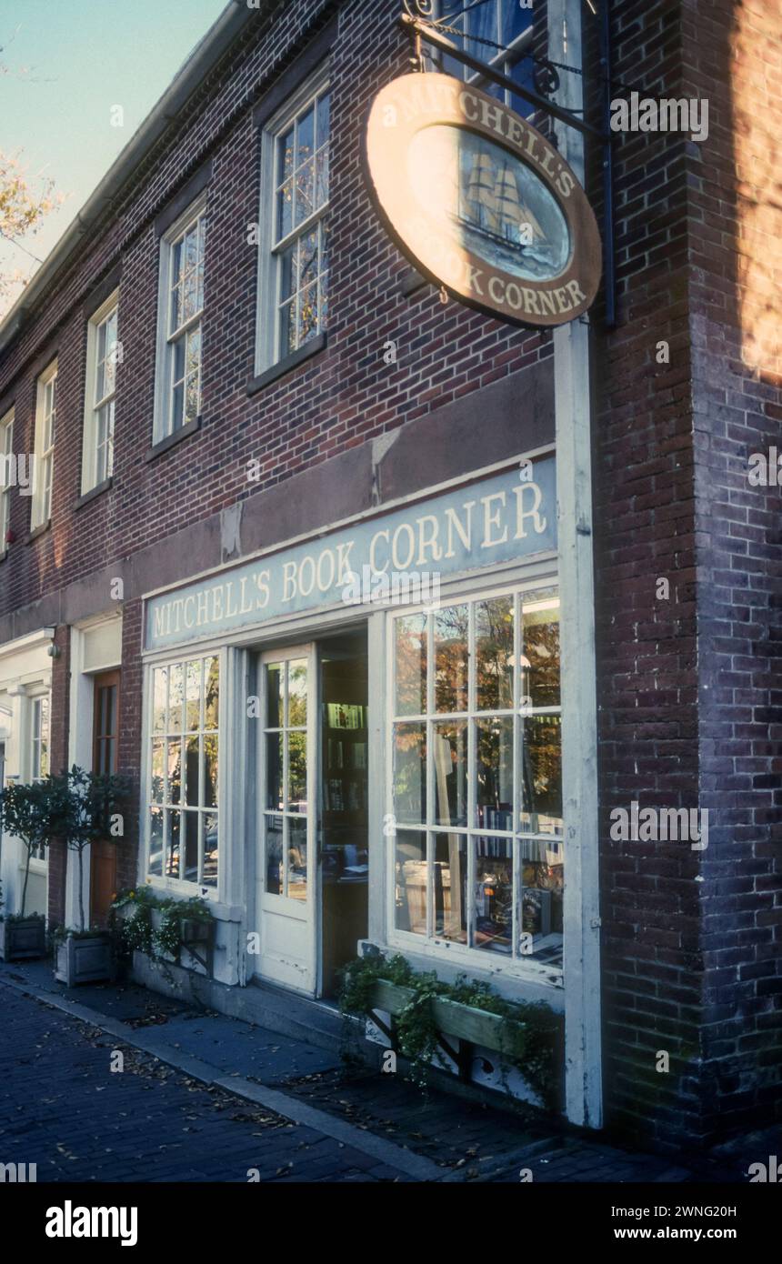 1996 archive image of Mitchell's Book Corner on the corner of Main ...