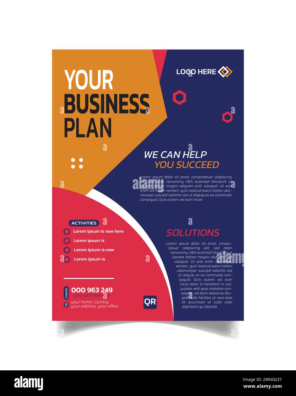 Modern Agency Business Flyer or Corporate Business Leaflet Wonderful Business Poster Stock ...
