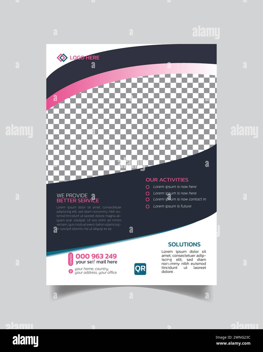 Modern Stylus Business Flyer Design or Clean Business Leaflet Wonderful ...