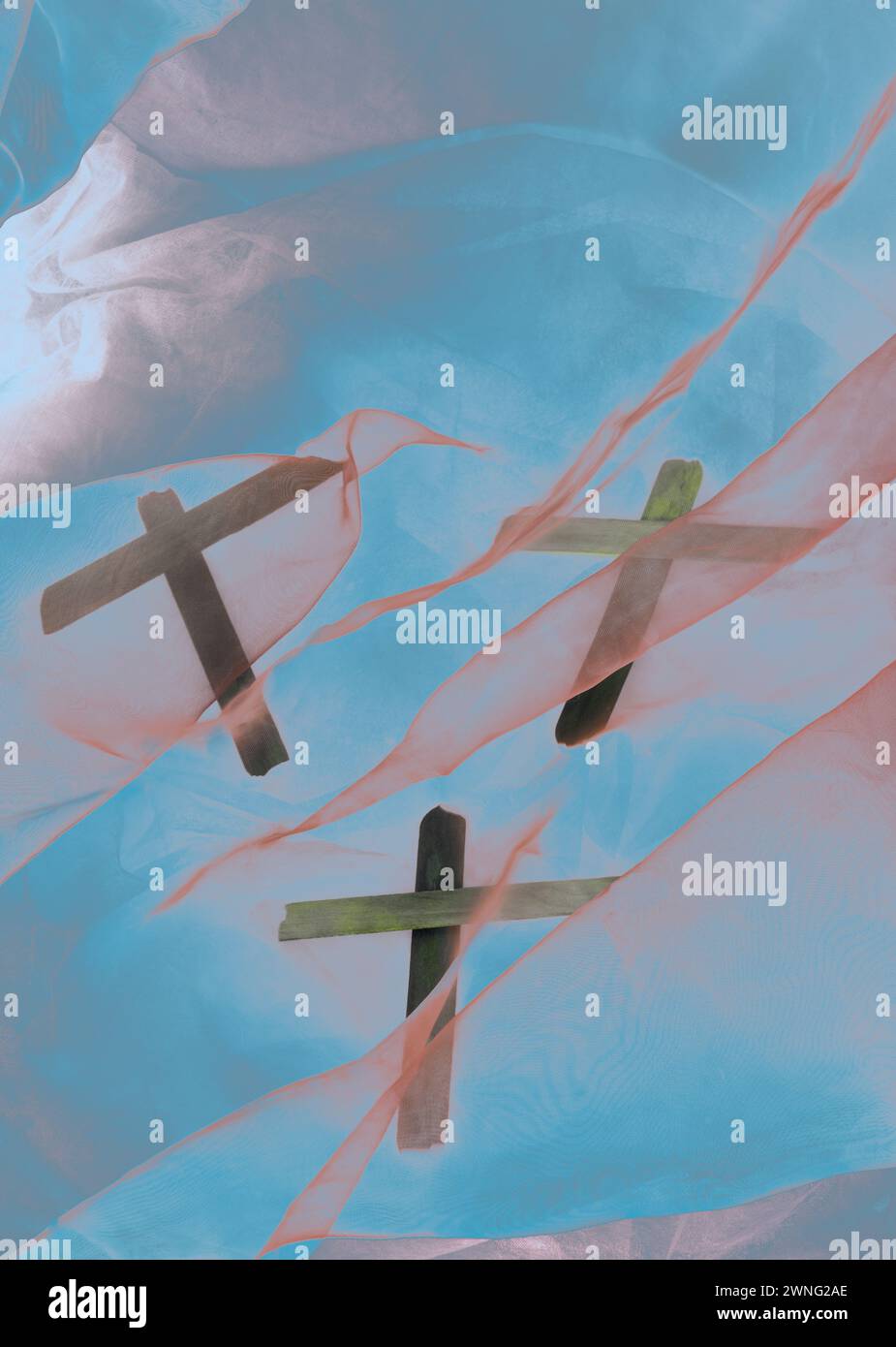 Surreal image of Good Friday & Easter celebration shows empty crosses ...