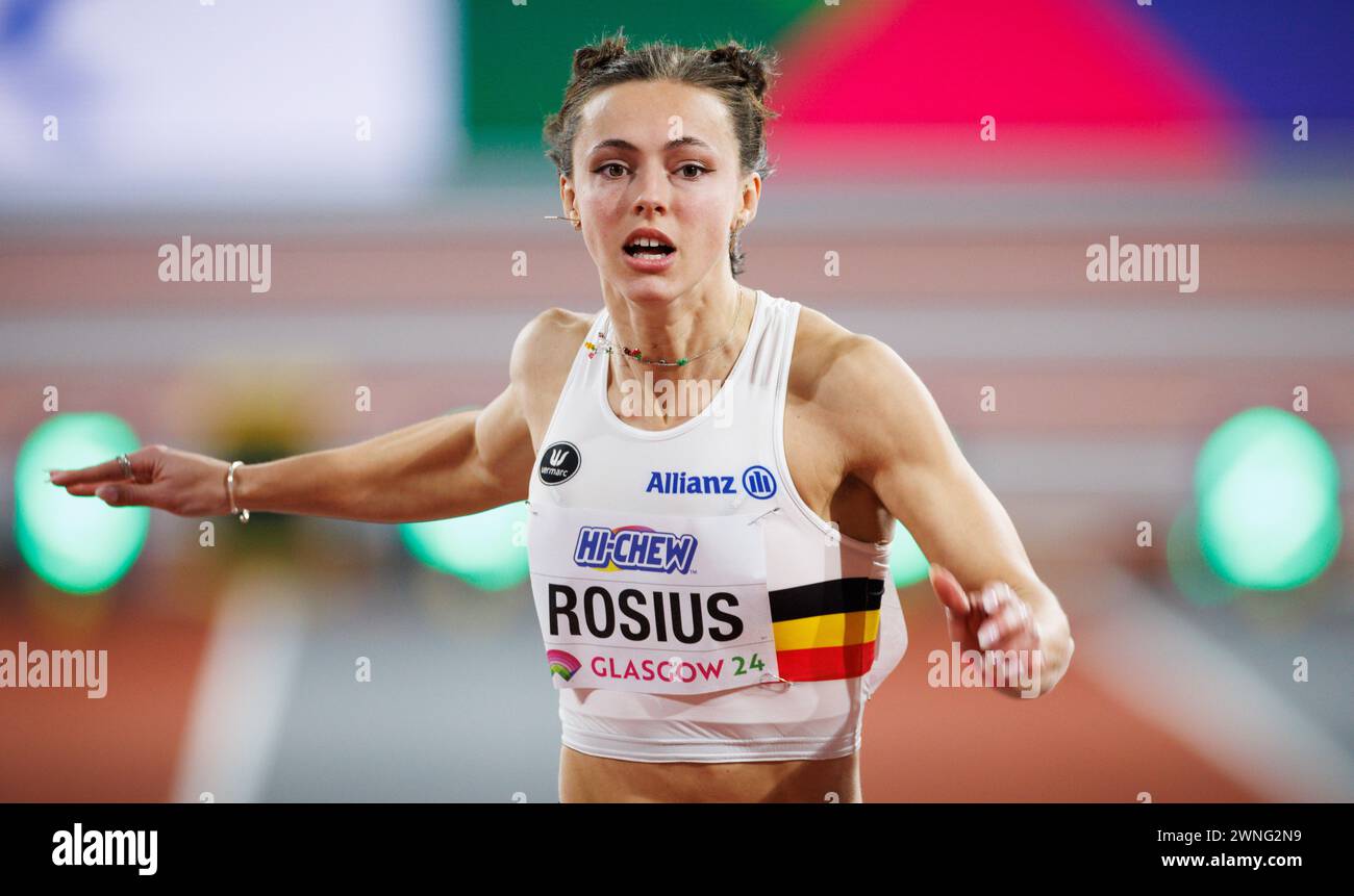 Glasgow, UK. 02nd Mar, 2024. Belgian Rani Rosius pictured during the ...