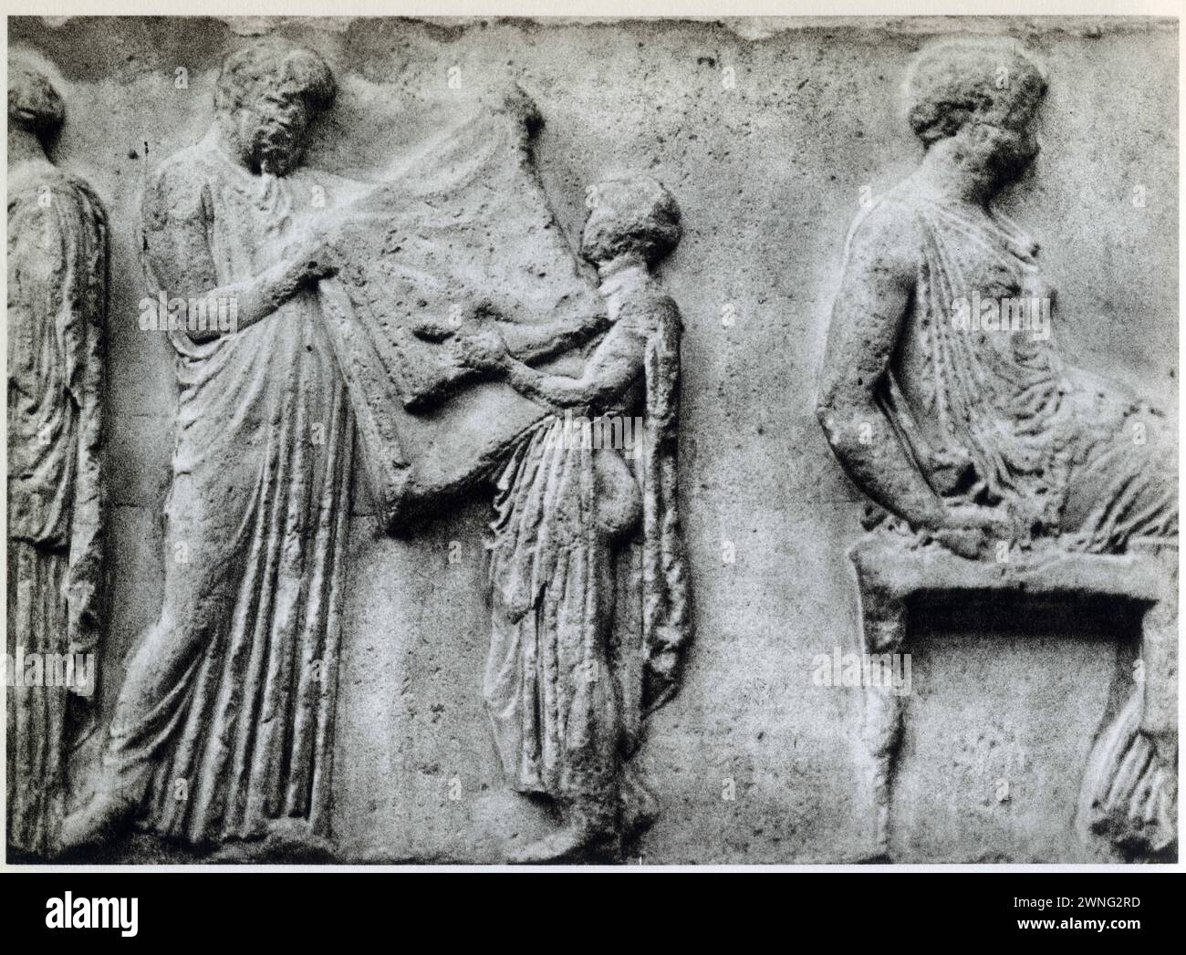 Offering of the peplos to Athena Stock Photo - Alamy