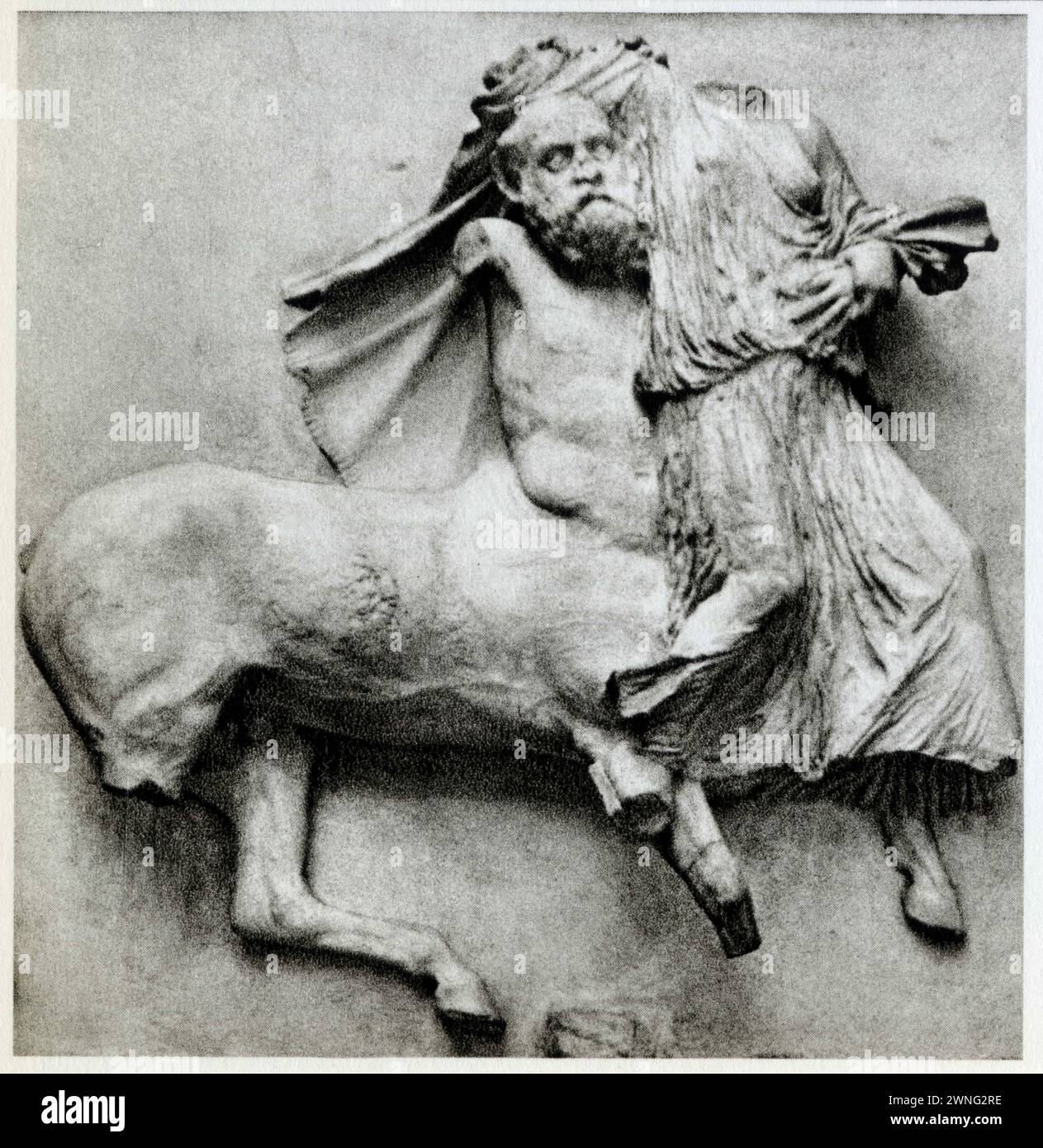 Centaur carrying off a woman of the Lapithae Stock Photo - Alamy