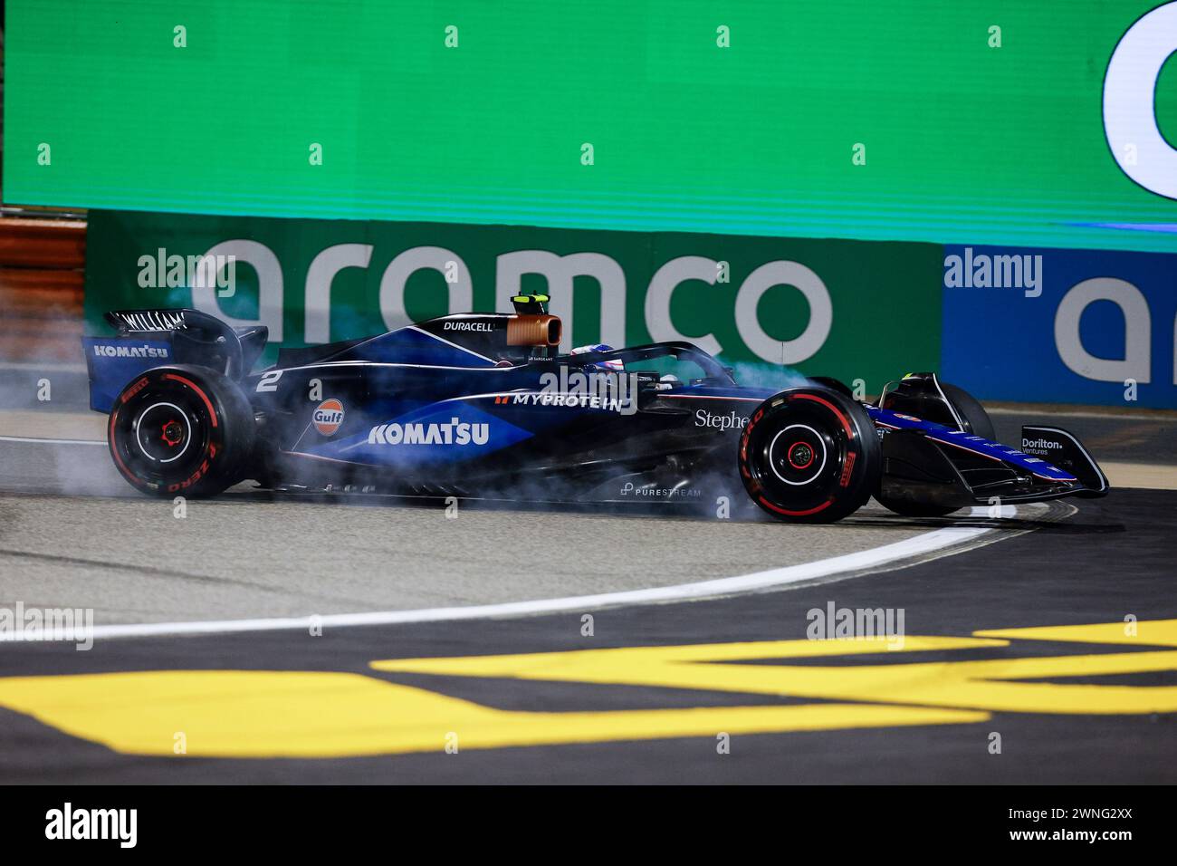 02 SARGEANT Logan (usa), Williams Racing FW46, action during the ...